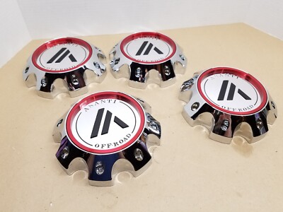 Asanti Off-road Chrome Wheel Center Caps T130L170-8-H42 | eBay