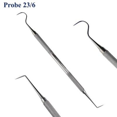 Dental Examination Probe 6/23 Explorers Endodontic Cleaning Double ...