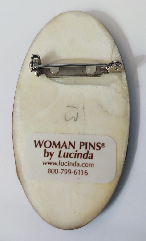 Vintage Lucinda Women Pins Two Friends One Sitting i… - Gem