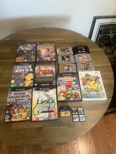GameCube N64 DS And GBA Lot - Free Ship 19 Item (High value) Clean Lot ...