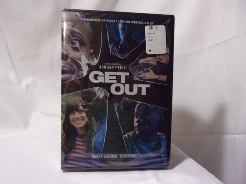 Get Out (DVD, 2017) Daniel Kaluuya, Allison Williams, "New Sealed ...