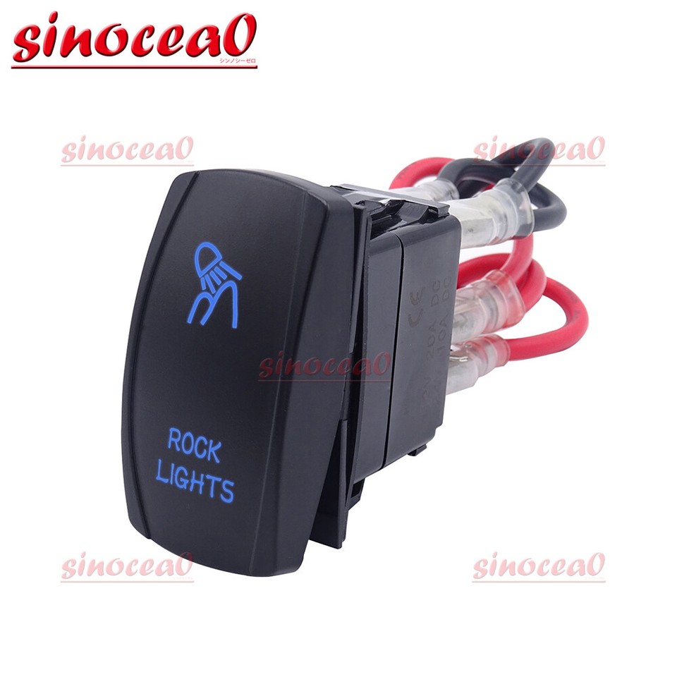 2023 2024 Backlit Light Bar Control Rocker Toggle Switch For ATV UTV ...