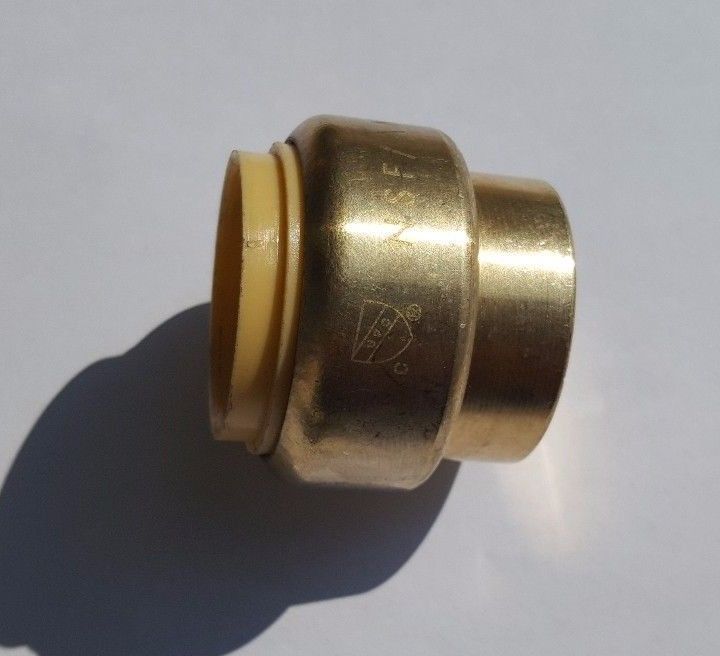 20 PIECES 1" PUSH FIT CAPS NEW - LEAD FREE BRASS | eBay