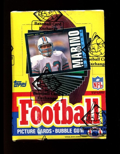 1985 Topps Football Unopened Wax Box BBCE wrapped | eBay