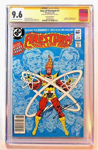 Gerry Conway Signed Fury Of Firestorm 1982 Comic CGC SS 9.6 Newstand ...
