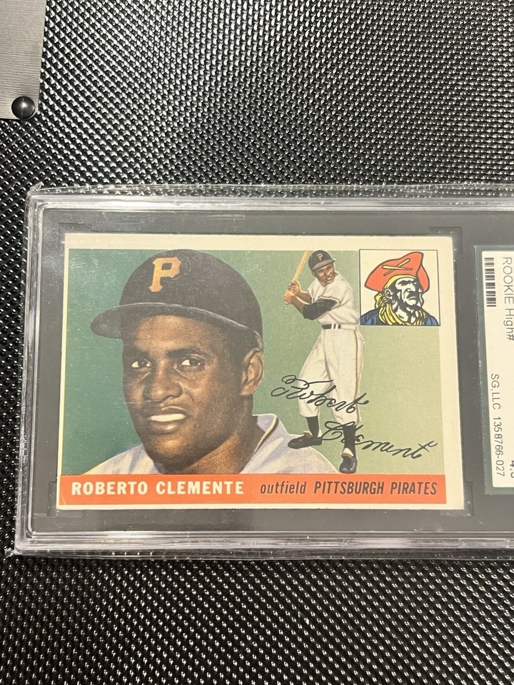 1955 TOPPS #164 ROBERTO CLEMENTE ROOKIE SGC 4.5 | eBay