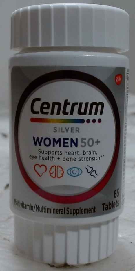 NEW BUNDLE OF 3 Centrum Silver 65-Tablets Women 50+ Multivitamin ...