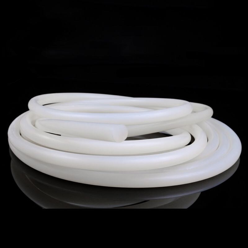 White Solid Silicone Rubber Strip Round Square Waterproof Seals Sealing ...