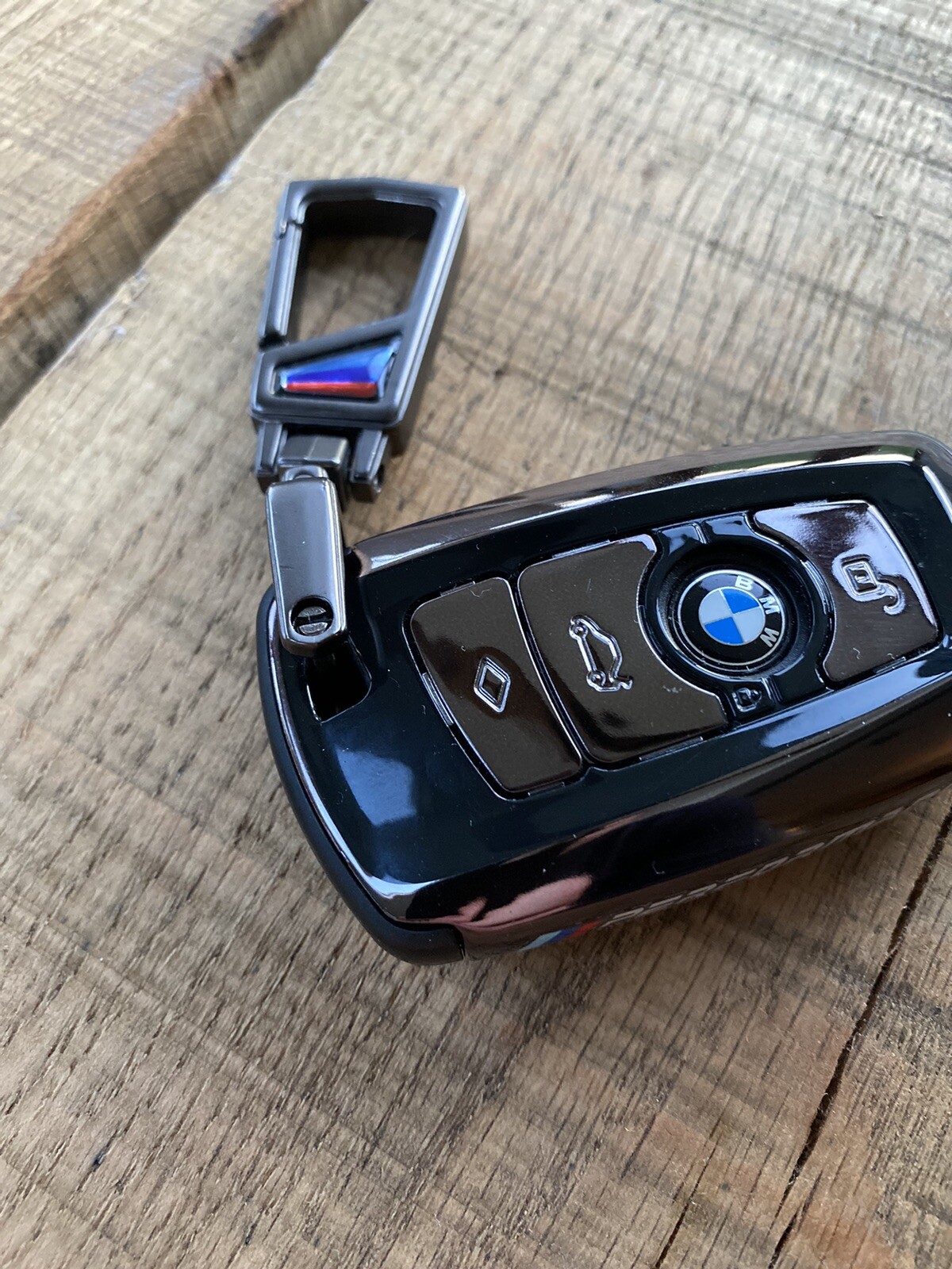 BMW Key Case M Sport Remote Cover With Metal Clip. Gun Metal Grey ...