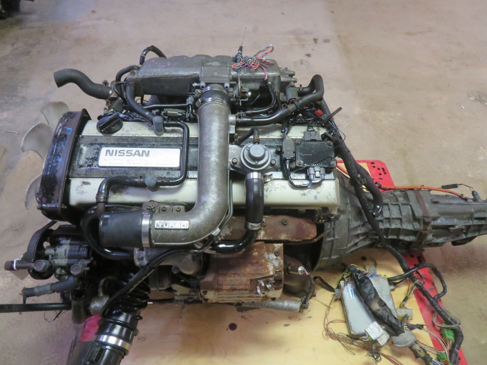 JDM NISSAN SKYLINE R32 RB20DET 2.0L TURBO ENGINE 5 SPEED TRANS WIRING ...