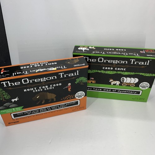 The Oregon Trail Hunt For Food and Original Card Game - Based on ...