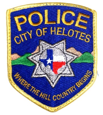 HELOTES TEXAS TX Sheriff Police Patch WHERE THE HILL COUNTRY BEGINS ...