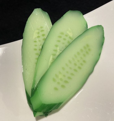 Food Sample Cucumber Slice | eBay