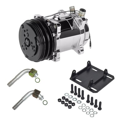 AC Compressor Kit Sanden 508 PV2 12Vol & York to 508 Sanden AC Adapter ...