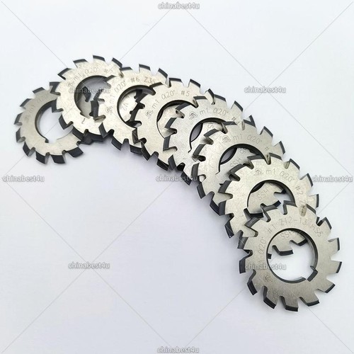 8Pcs/set Module M0.5 M0.8 M1 M1.25 M1.5 M1.75 M2 M3 PA20 Involute Gear ...