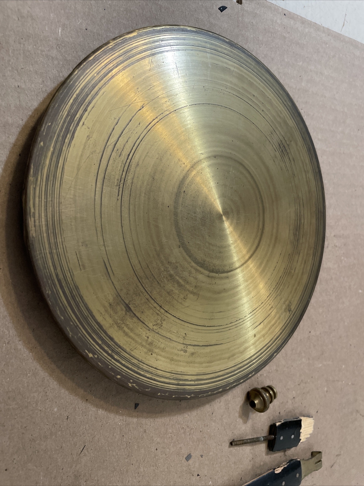 Antique ITR INM International Master Clock Pendulum Bob & Stick Parts ...