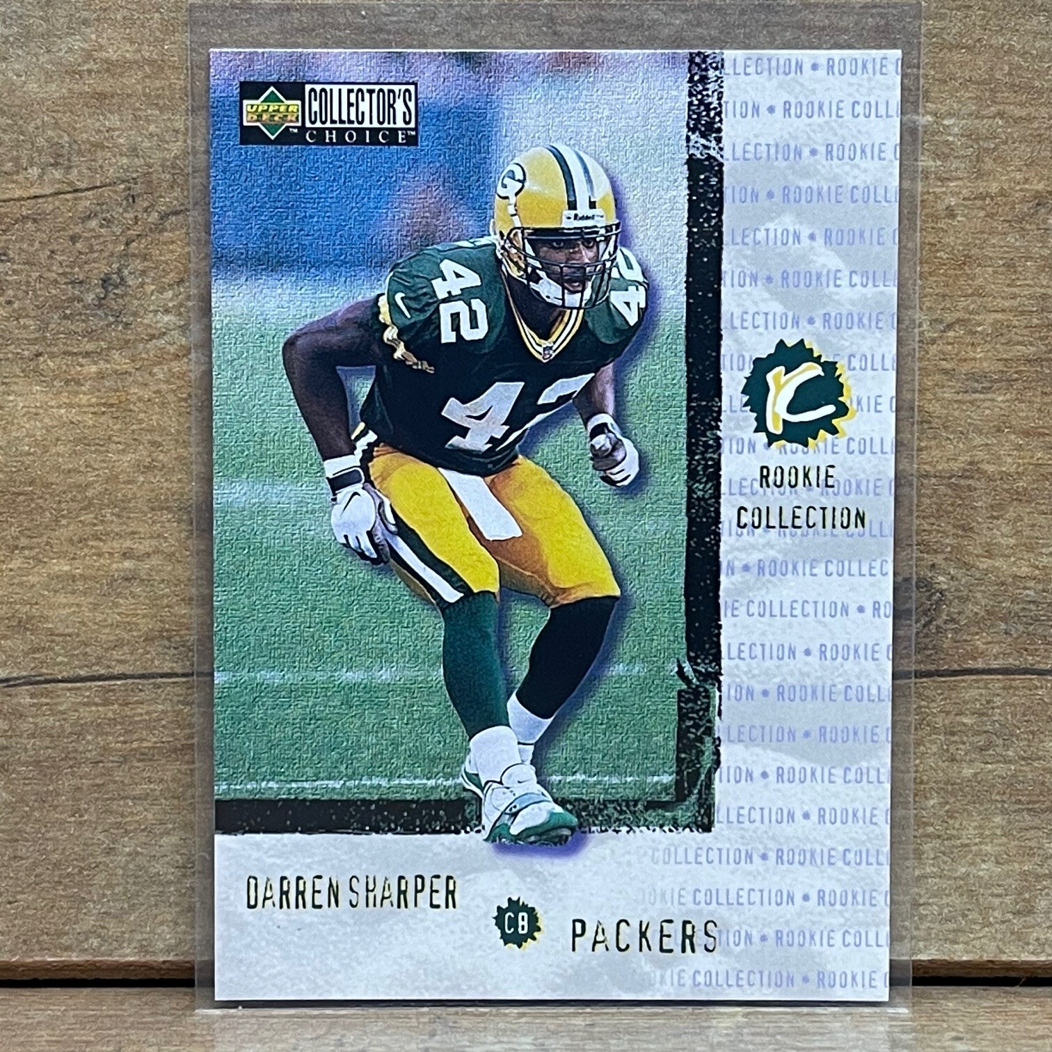 Darren Sharper 1997 Upper Deck Collector's Choice #343 Base Price Guide ...