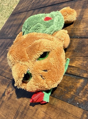 Russ Berrie Lil Peepers Turtle Plush Soft Toy Big Sad Eyes Red Heart ...