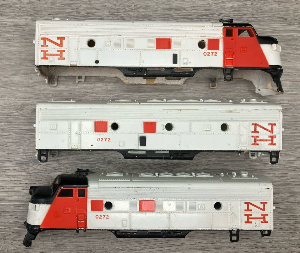 Vintage 1960s Athearn New Haven F-unit ABA Shell Set HO Scale | eBay