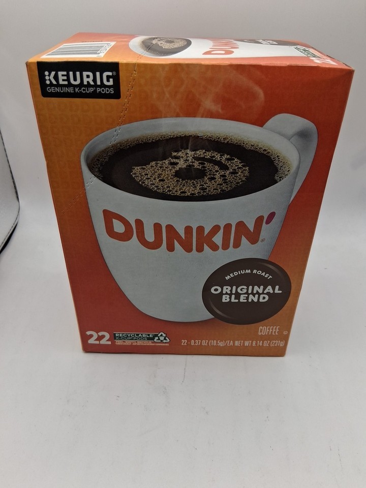3x Dunkin' Medium Original Blend Coffee KCup Pods 22ct.Ea.Exp:04/2026 ...