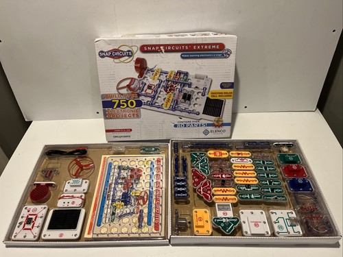 Elenco Snap Circuits SC-750 Extreme Kit w/ 750+ Projects & Manuals ...