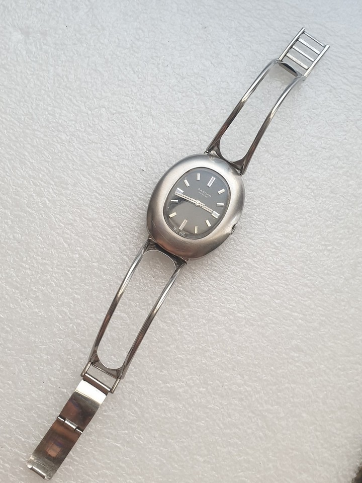 Sarcar Geneve Vintage Watch Swiss RARE, Black Dial Unisex | eBay