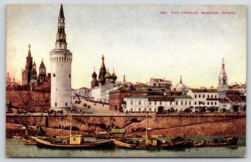 Russia Moscow The Kremlin Vintage Postcard | eBay
