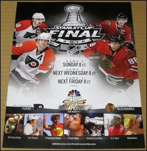 2010 Stanley Cup Finals Print Ad Chicago Blackhawks Jonathan Toews ...