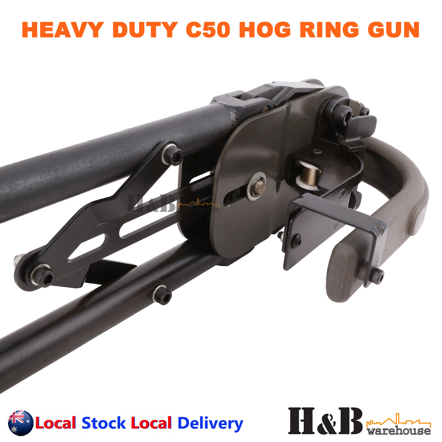 C50 Manual Hog Ring Gun Fence Fencing C Clip Nailer Pliers Wire Ringer ...