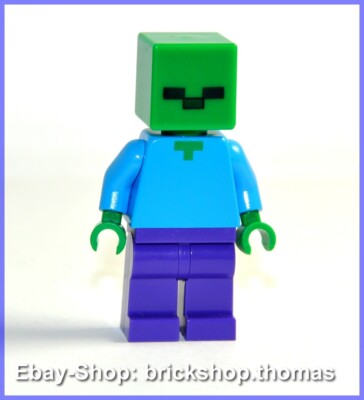 Lego Minecraft Figur Zombie - min010 21166 - Minifig Figure - NEU / NEW ...