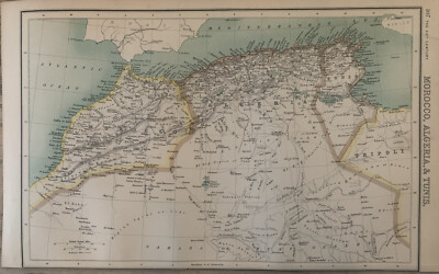 Pre-1900 - Map Morocco - 2