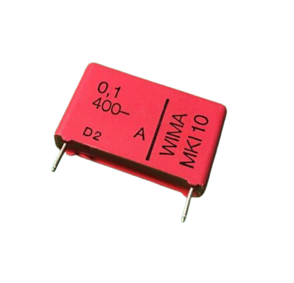5 PCS WIMA Film Capacitor 400V DC 250V AC 0.1uf .1Uf 100nF 20% CAP ...