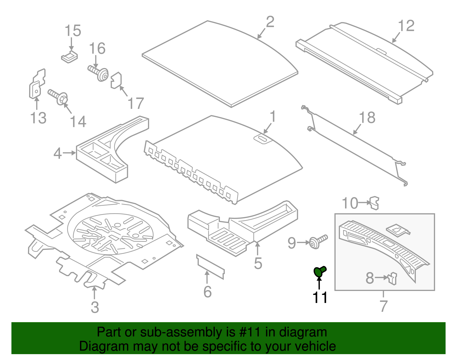 4 Pcs Ford OEM Interior-rear-rear Sill Plate Clip W715926S300 for sale ...