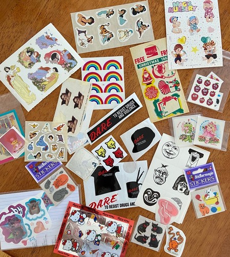 RARE 70's, 80's, 90's Stickers!! YOU CHOOSE! NEW! Ships Free! | eBay
