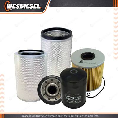 Oil Air Fuel Filter Service Kit fits Isuzu FRD FRR FSR FSS FTR FTS FVD ...
