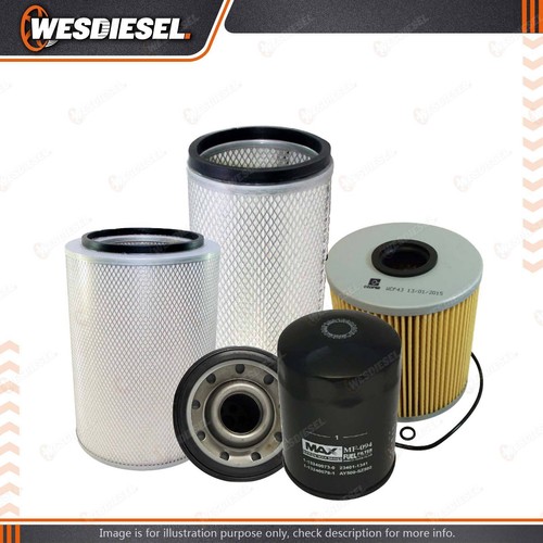 Oil Air Fuel Filter Service Kit fits Isuzu FRD FRR FSR FSS FTR FTS FVD ...