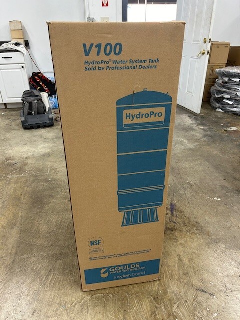 Goulds Hydropro V100 Series 200 Diaphragm Water System Pressure Tank 31 ...