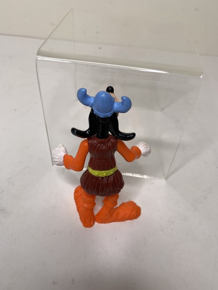GOOFY DISNEY Viking Character Poseable Figurine Plastic Toy Collectible ...