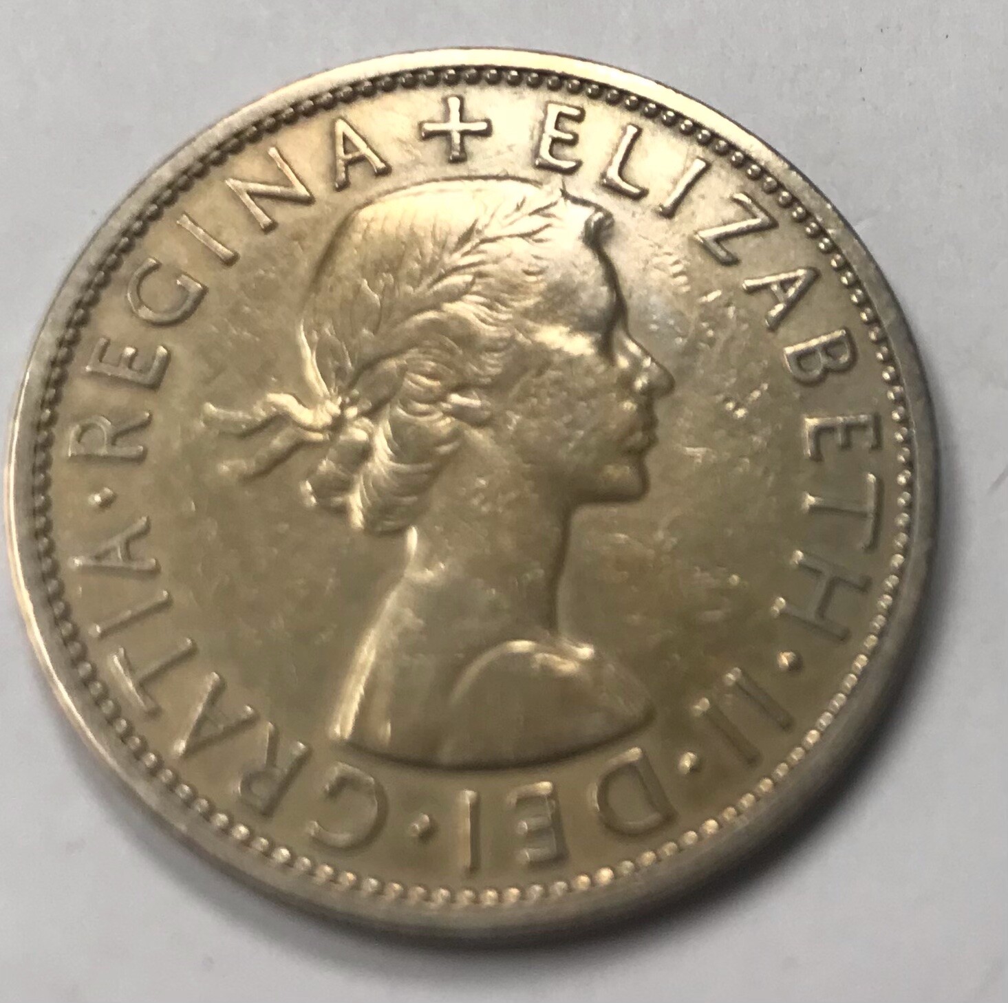 1955 HALF CROWN DEL GRATIA REGINA & ELIZABETH II COIN. | eBay