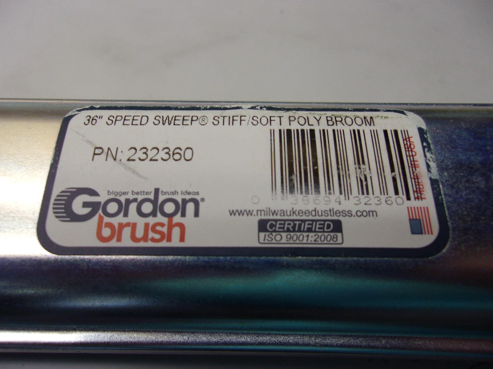 Gordon Brush 36" Speed Sweep Stiff Soft Poly Floor Broom Brush 232360 ...