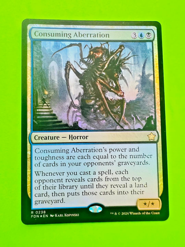 MTG Foundations - Consuming Aberration - Rare Foil | eBay