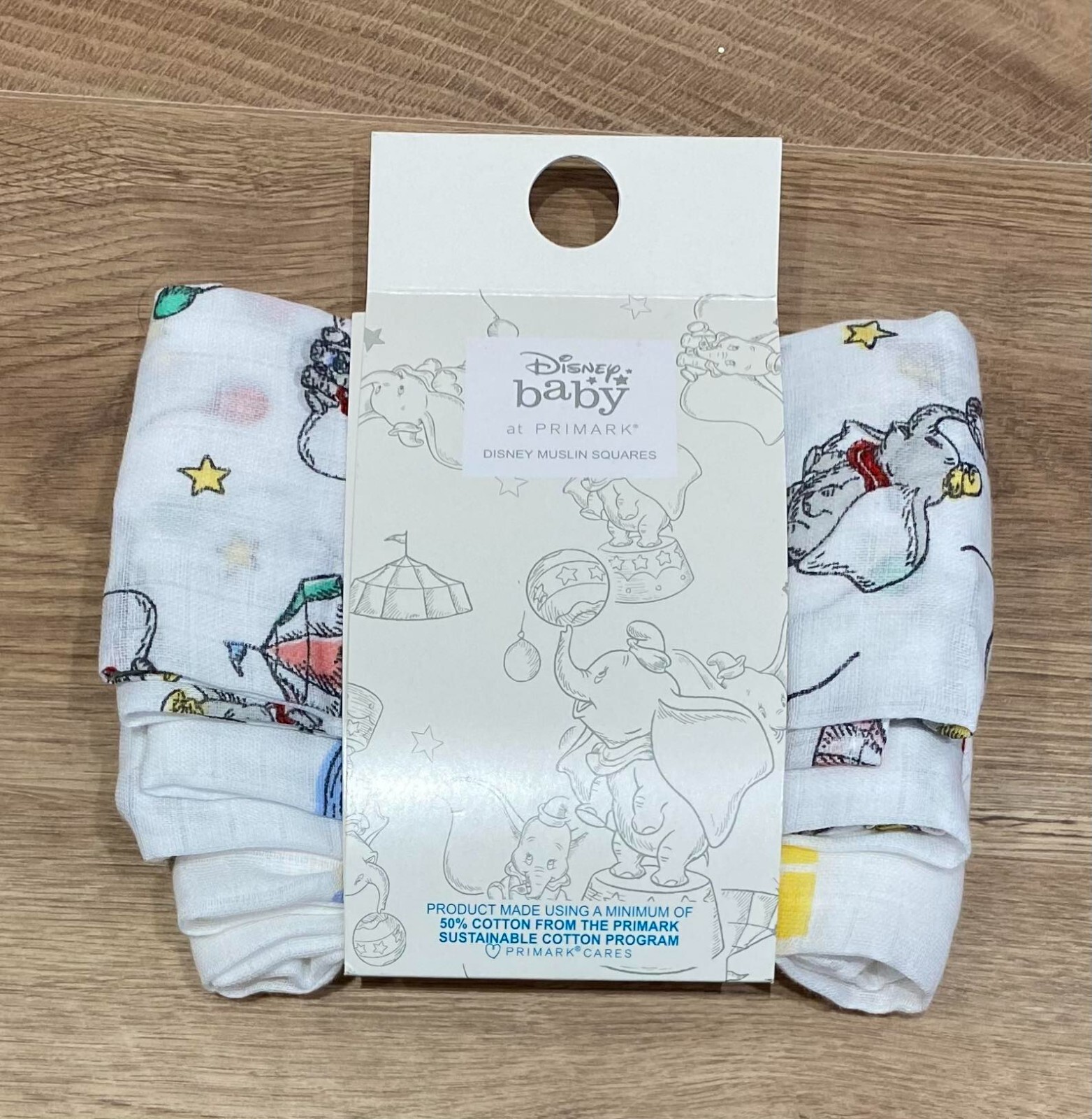Primark Disney Baby Muslin Squares 3 Pack Cloths | eBay