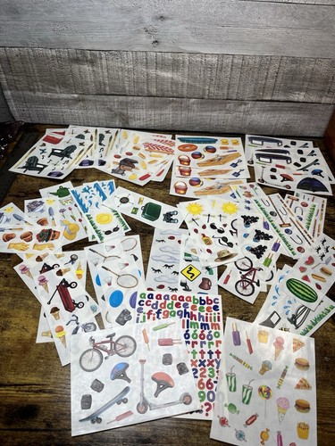 Vintage Lot of Creative Memories Scrapbook Stickers. Summer Camping ...