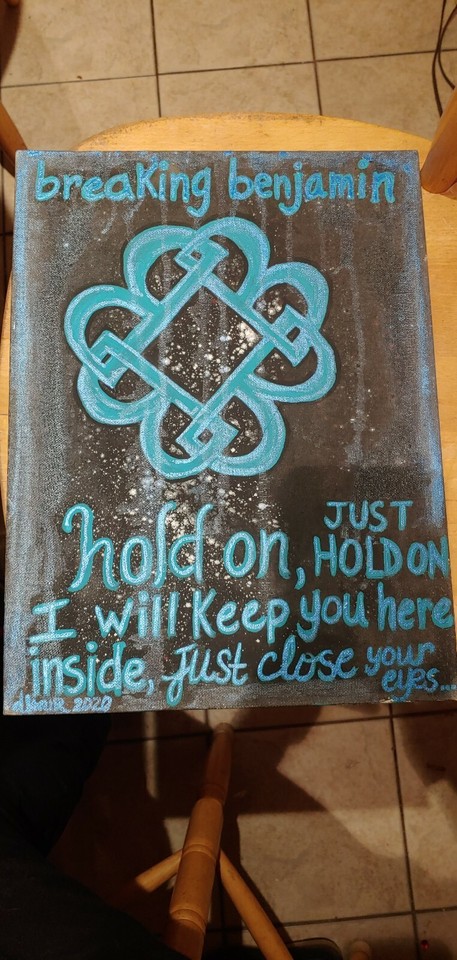 Fan Art, Art, Original Art, Painting, Breaking Benjamin, Symbol, Logo ...