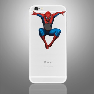 Spider-Man iphone Sticker Viny Decal for iPhone 6, 6Plus, 6s,6s Plus, 7 ...