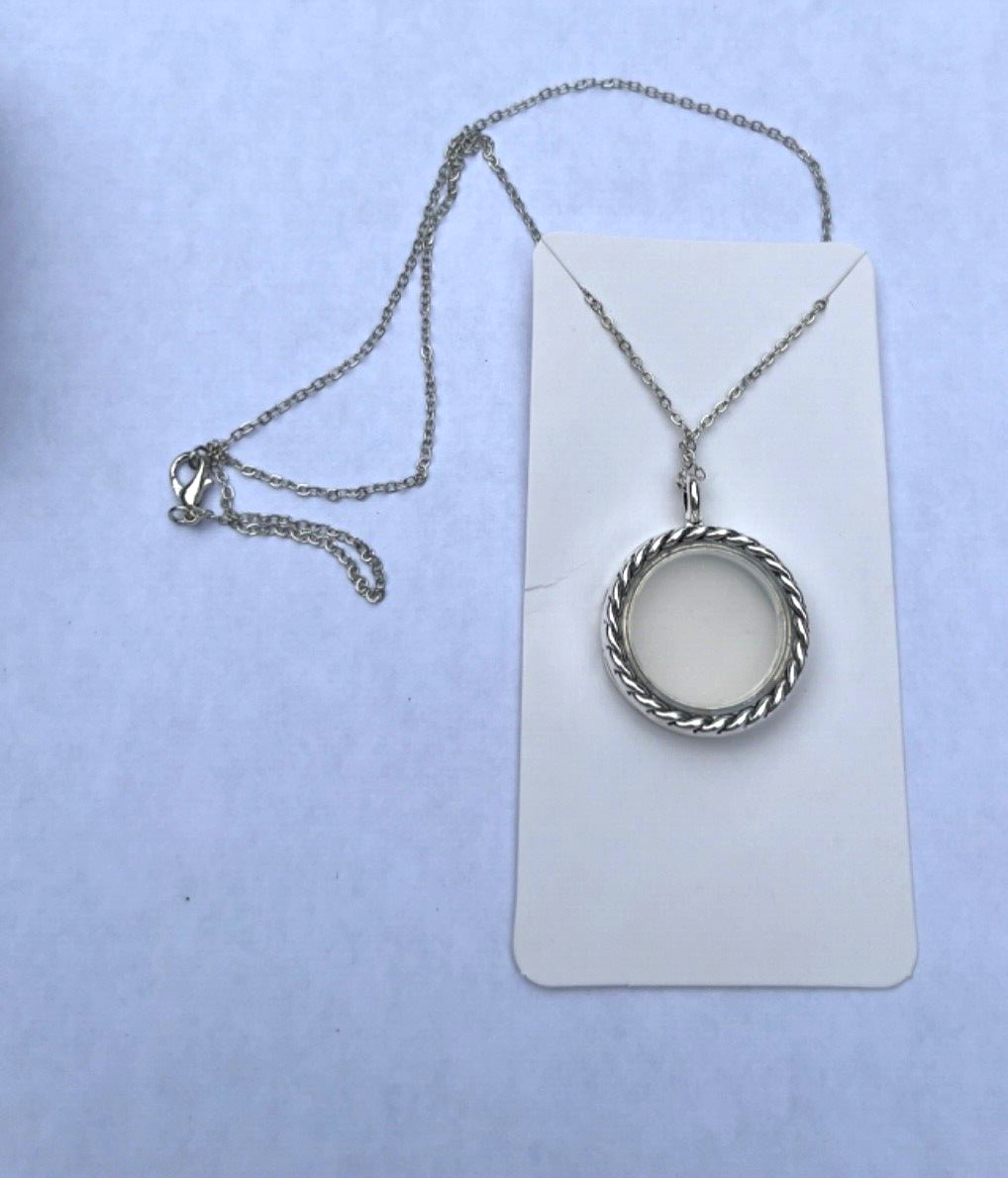 NEW EFFY From Effy With Love Silver Effect 12” Chain with Locket ...