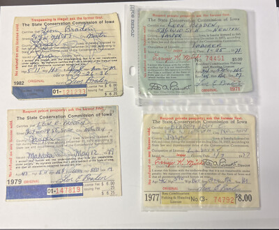 Licenses - Vintage Hunting License