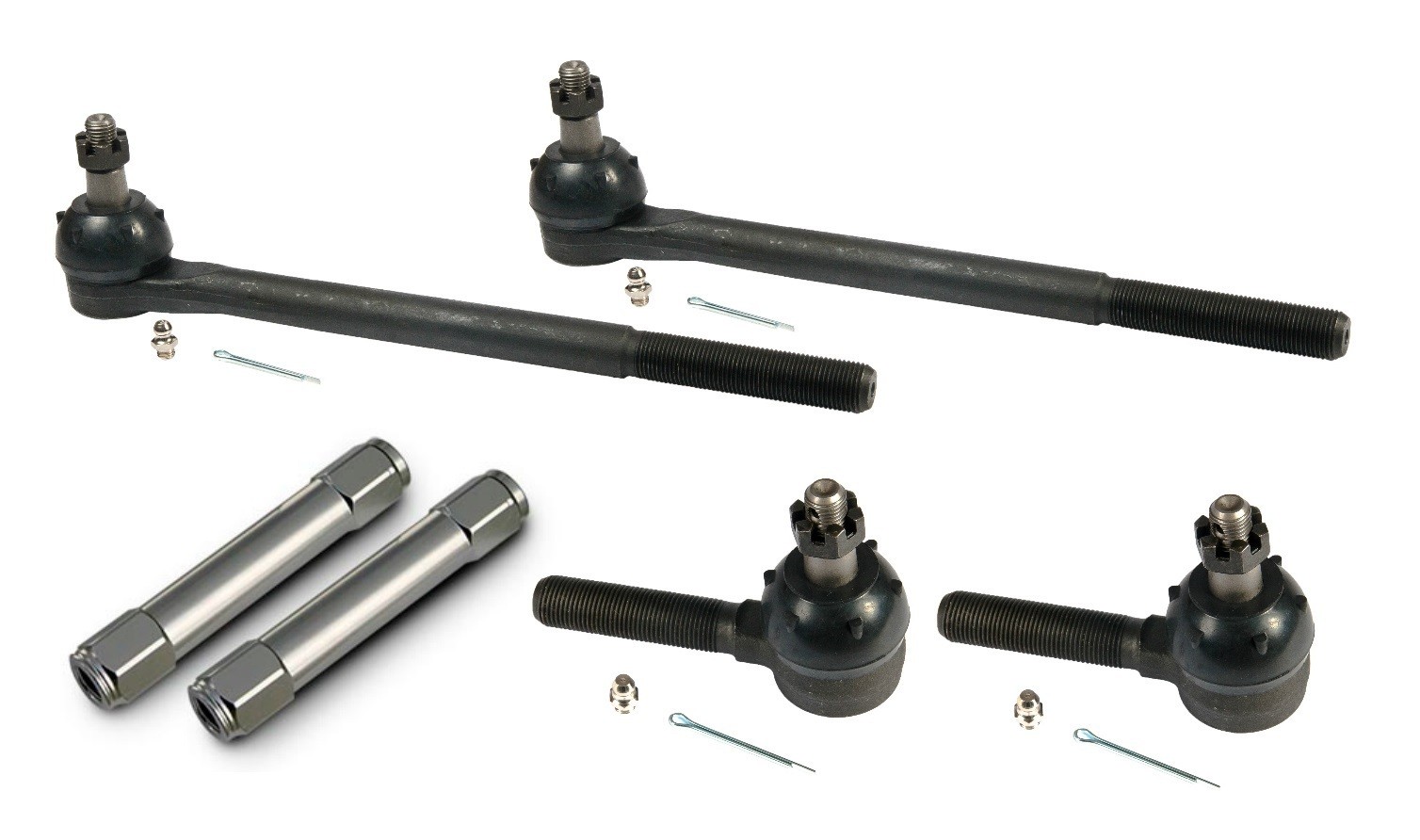 NEW RIDETECH STEERING LINKAGE KIT,TIE ROD ENDS,ADJUSTERS,58-60 IMPALA ...