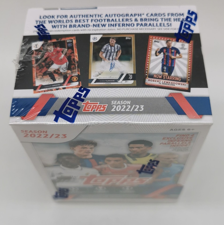 Topps UEFA Club Competitions Soccer Blaster Box 2022-23 | eBay