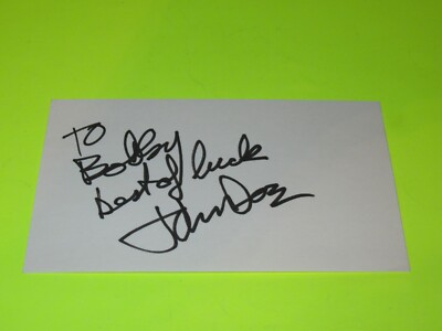 AUTOGRAPH SIGNED / JOHN DOE X | eBay